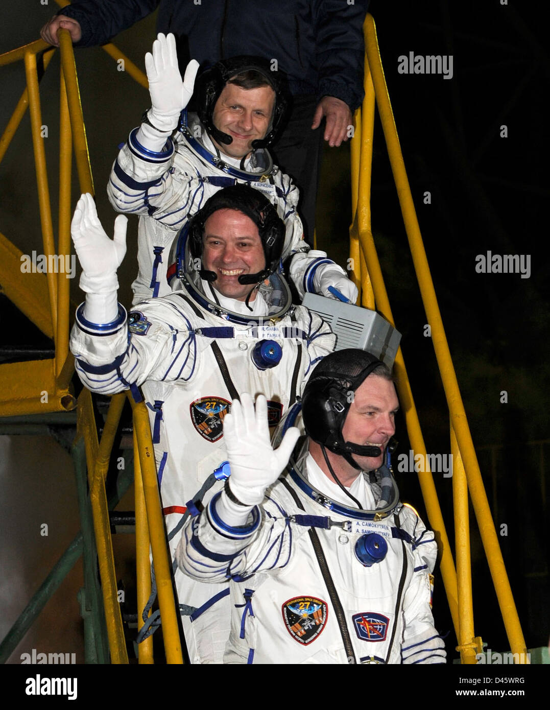 Expedition 27 Soyuz Launch (201104050001HQ) (explored Stock Photo - Alamy