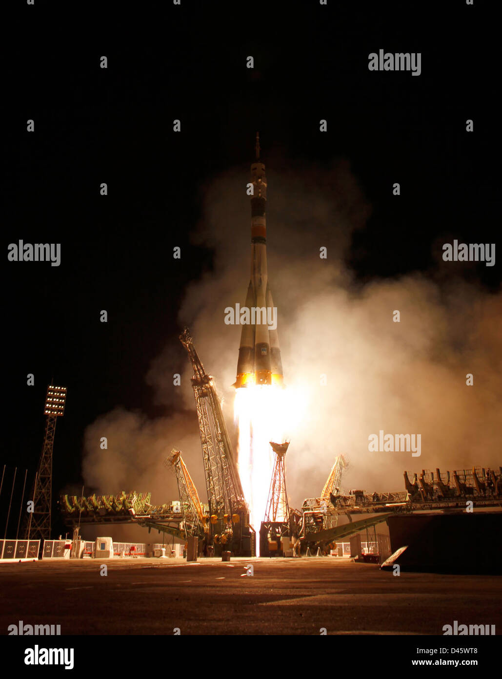 Expedition 27 launched from Baikonur Cosmodrome aboard the Soyuz TMA-21 ...