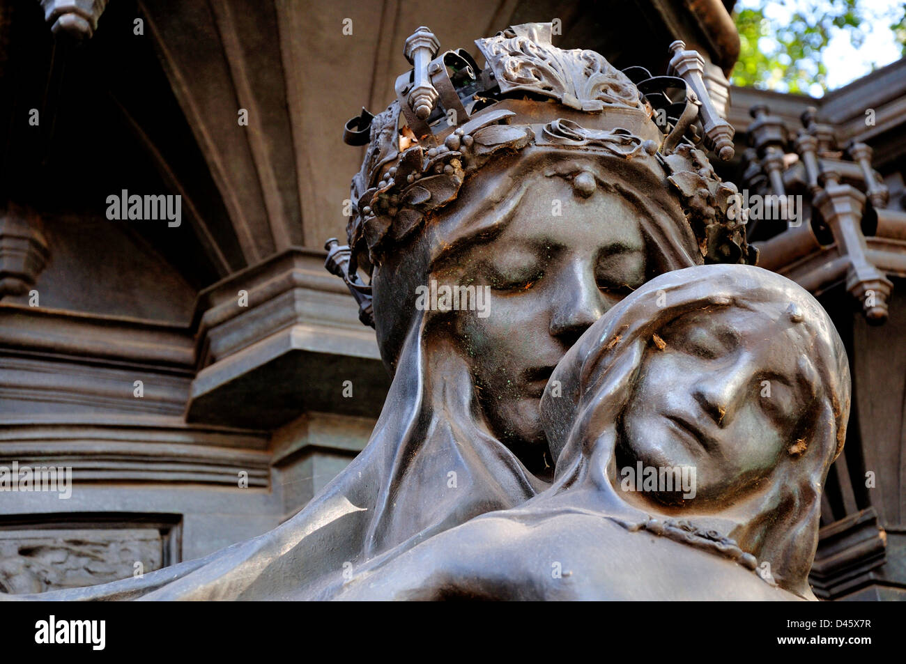 London, England, UK. Queen Alexandra Memorial (Sir Alfred Gilbert; 1932 ...