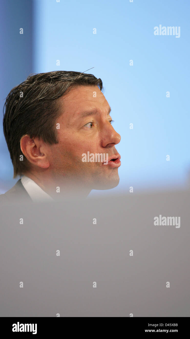 Duesseldorf, Germany. 6th March, 2013. Henkel chairman of the board ...