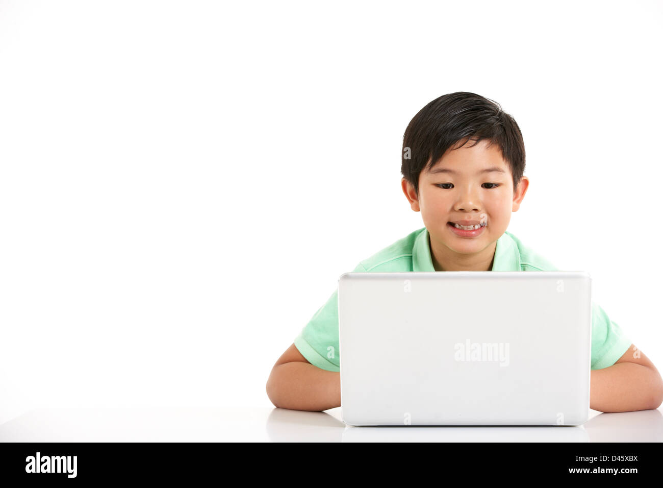 Child laptop asia hi-res stock photography and images - Alamy