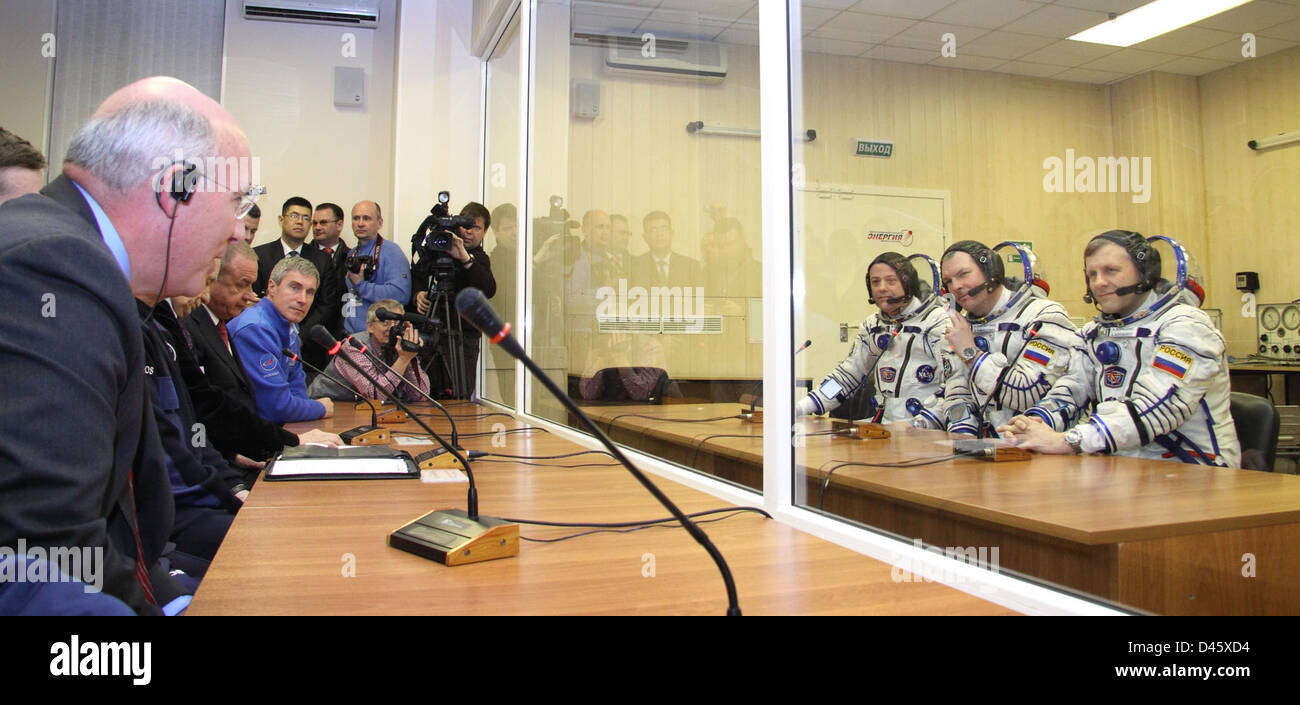 NASA’s Expedition 27 crew prepares for launch at Baikonur Cosmodrome ...