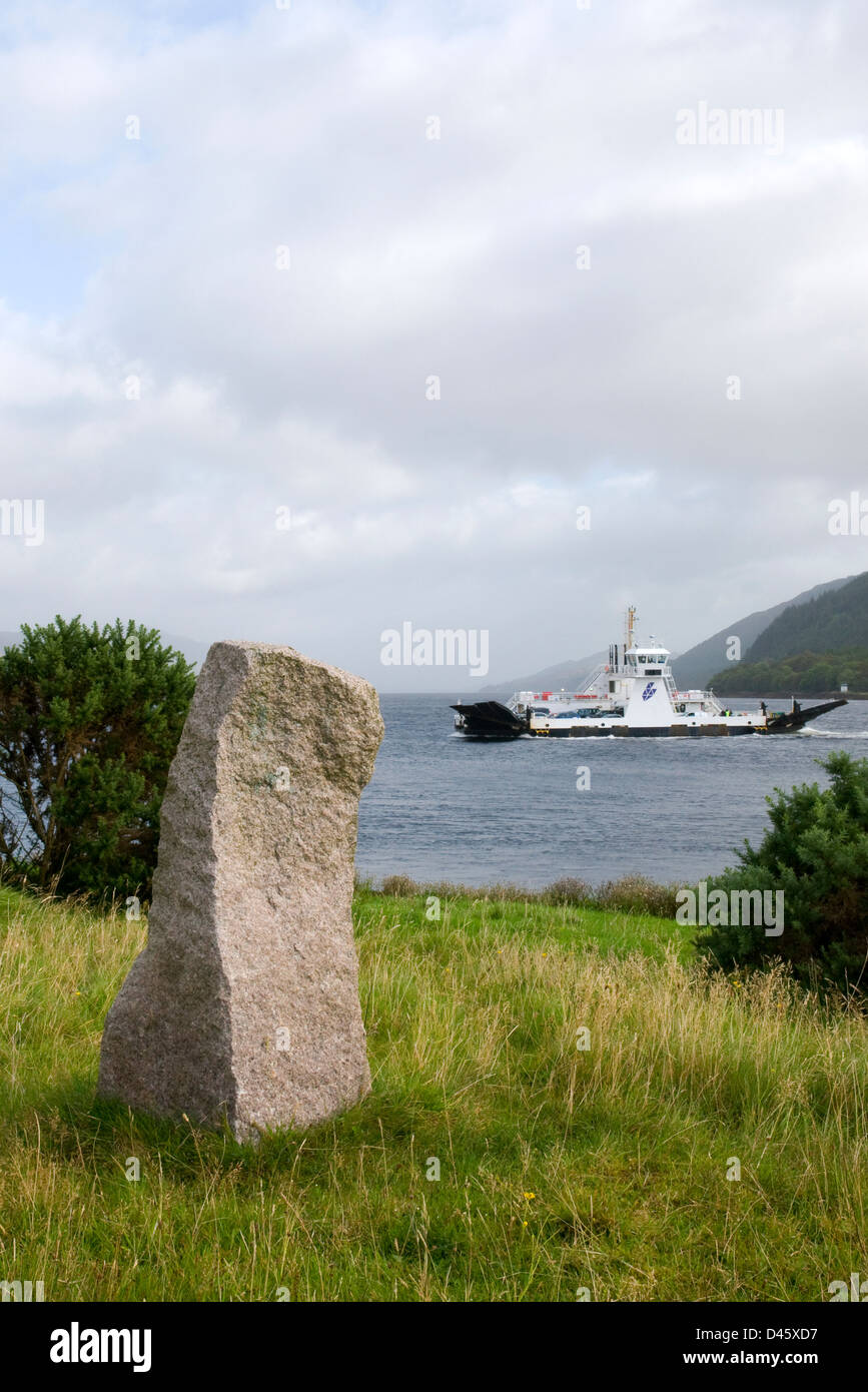 corran ferry approaching ardgour,loch linnhe,scotland Stock Photo - Alamy