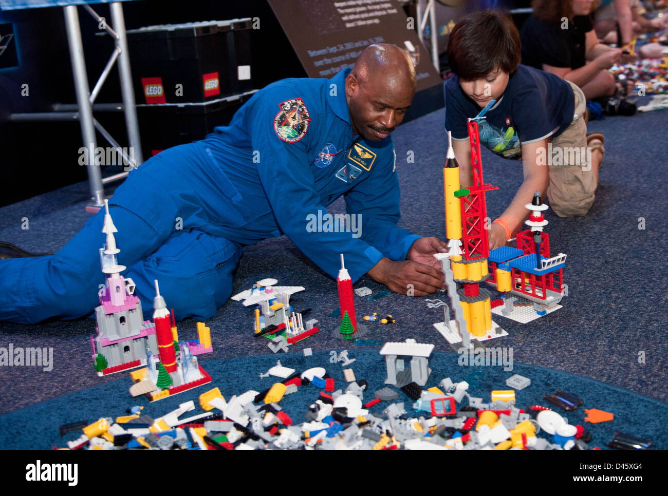 Lego "Build the Future" Activity (201104270003HQ Stock Photo - Alamy