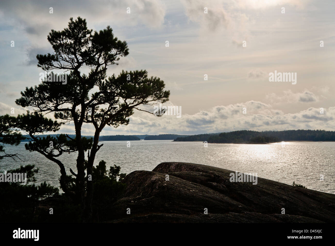 Finland, Turku Archipelago, view of the archipelago from Airisto ...
