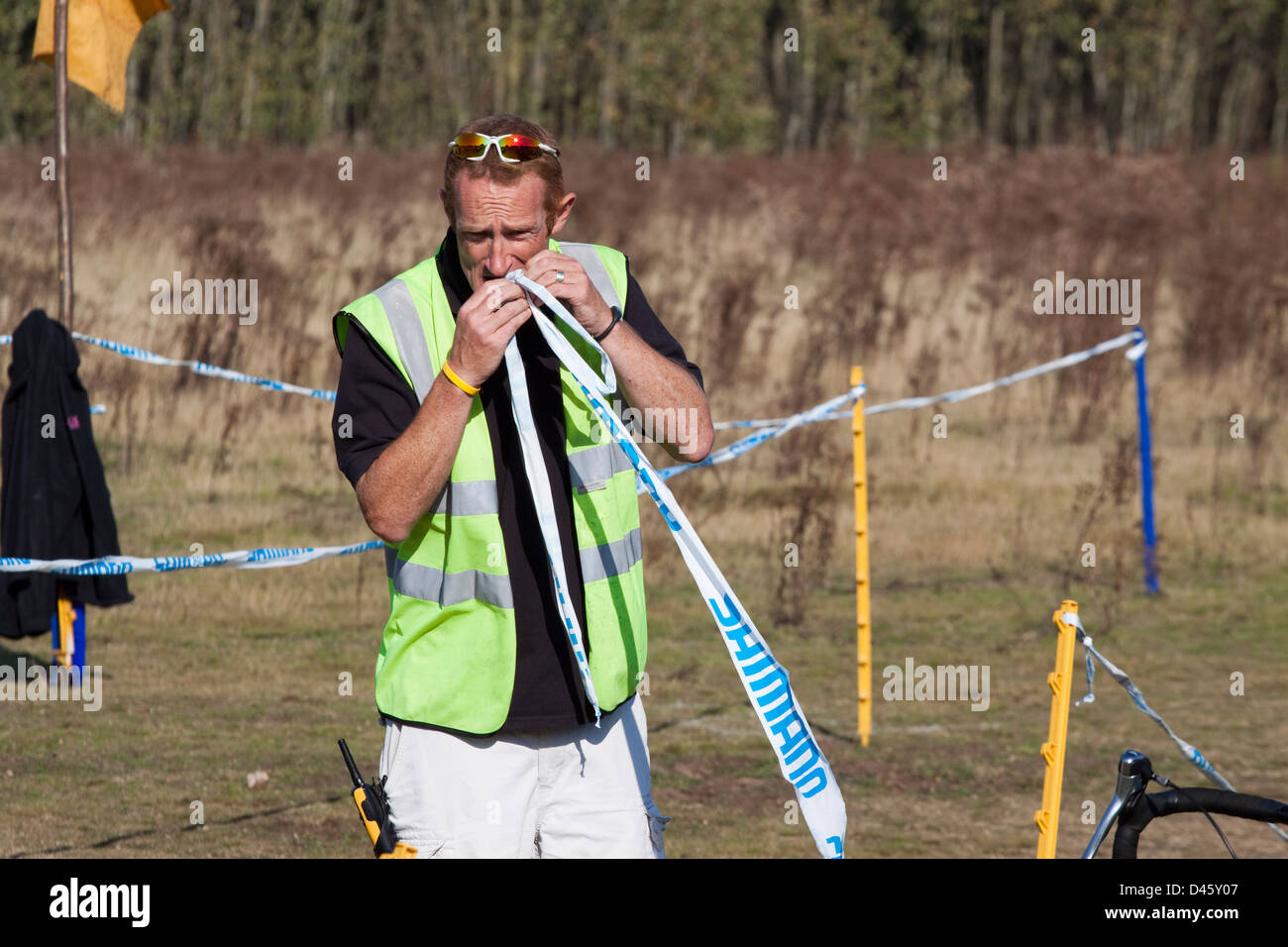Yellow course tape hi-res stock photography and images - Alamy