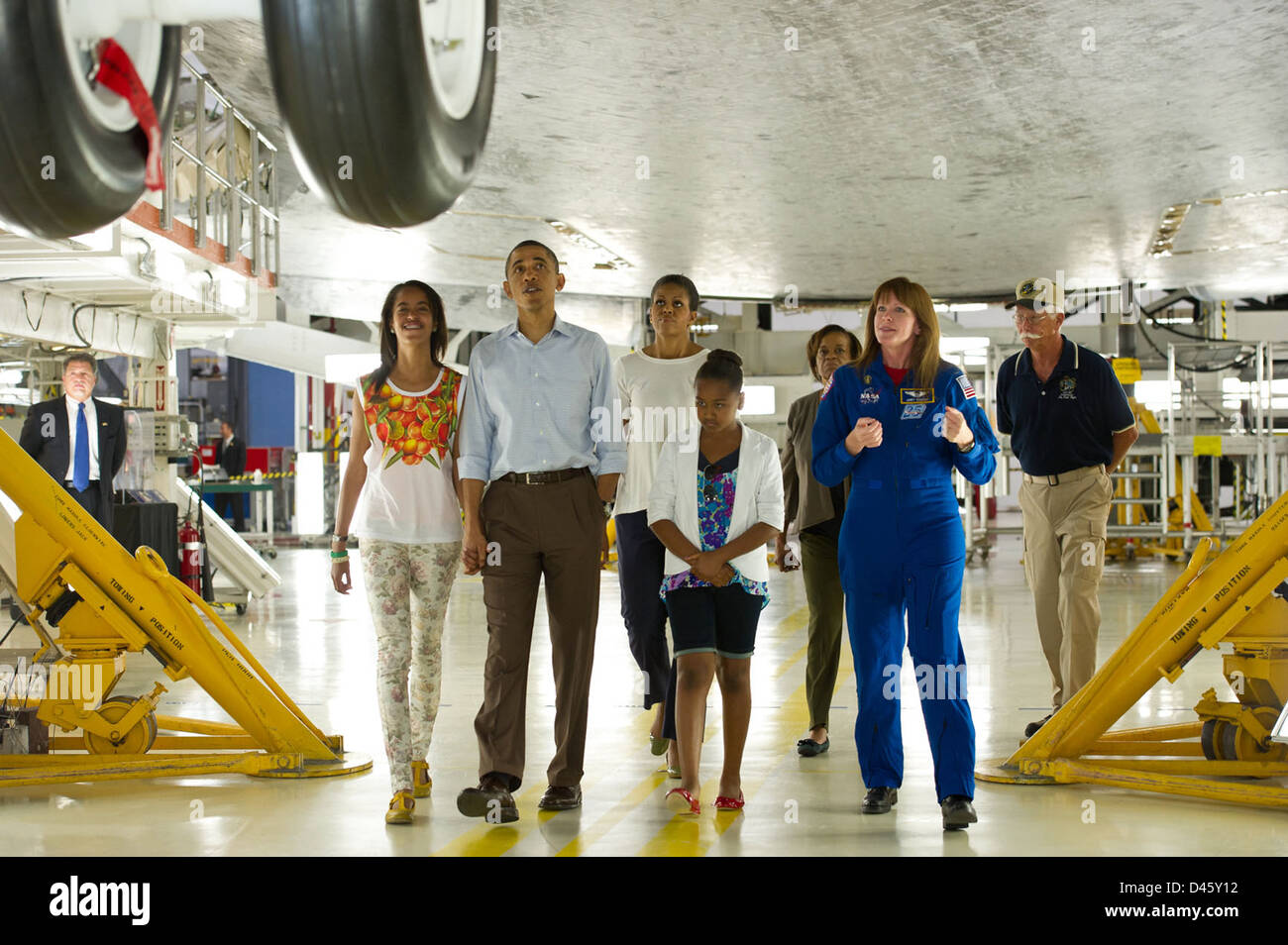 President Barack Obama visits NASA's Kennedy Space Center, where he ...