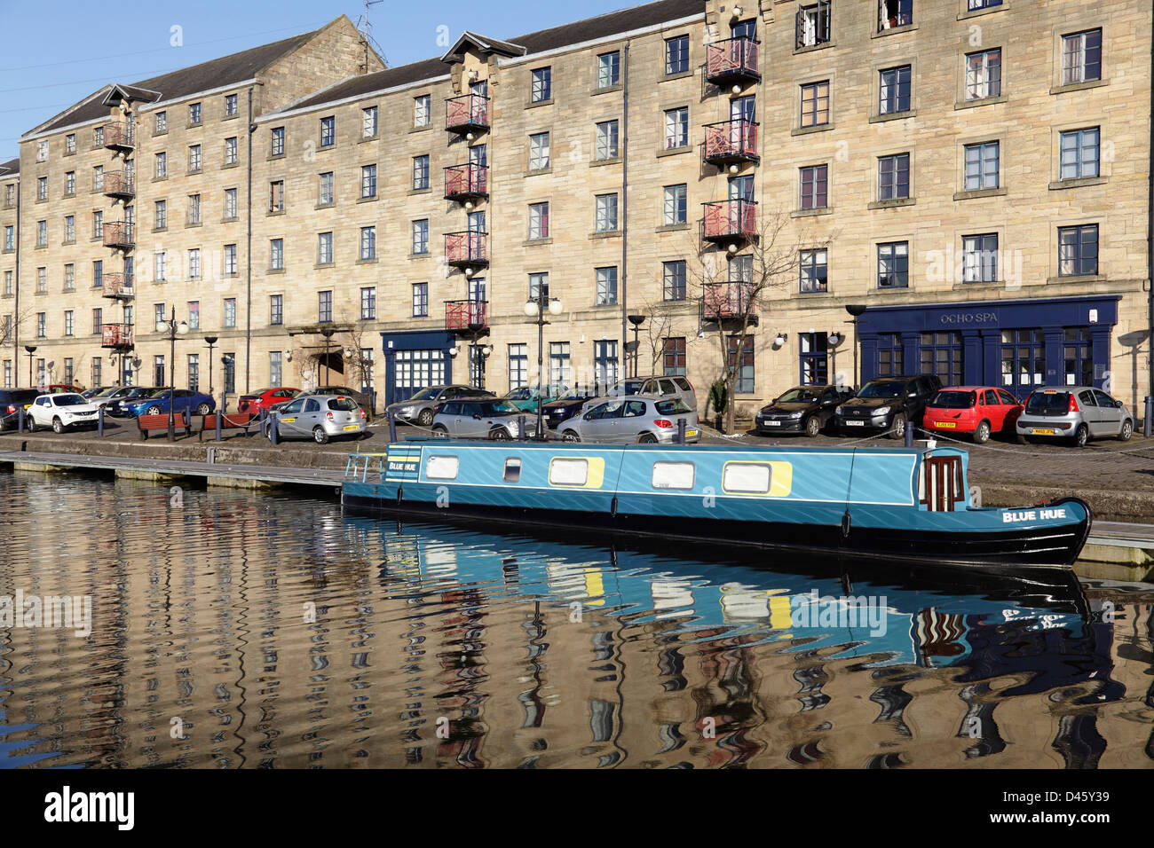 Sunny Canal Narrowboat Sky High Resolution Stock Photography and Images ...