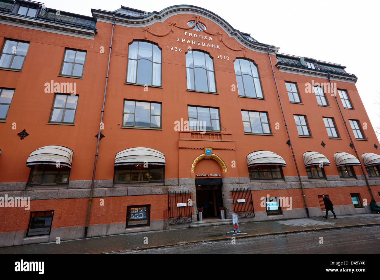 Tromso sparebank headquarters building troms Norway europe Stock Photo ...