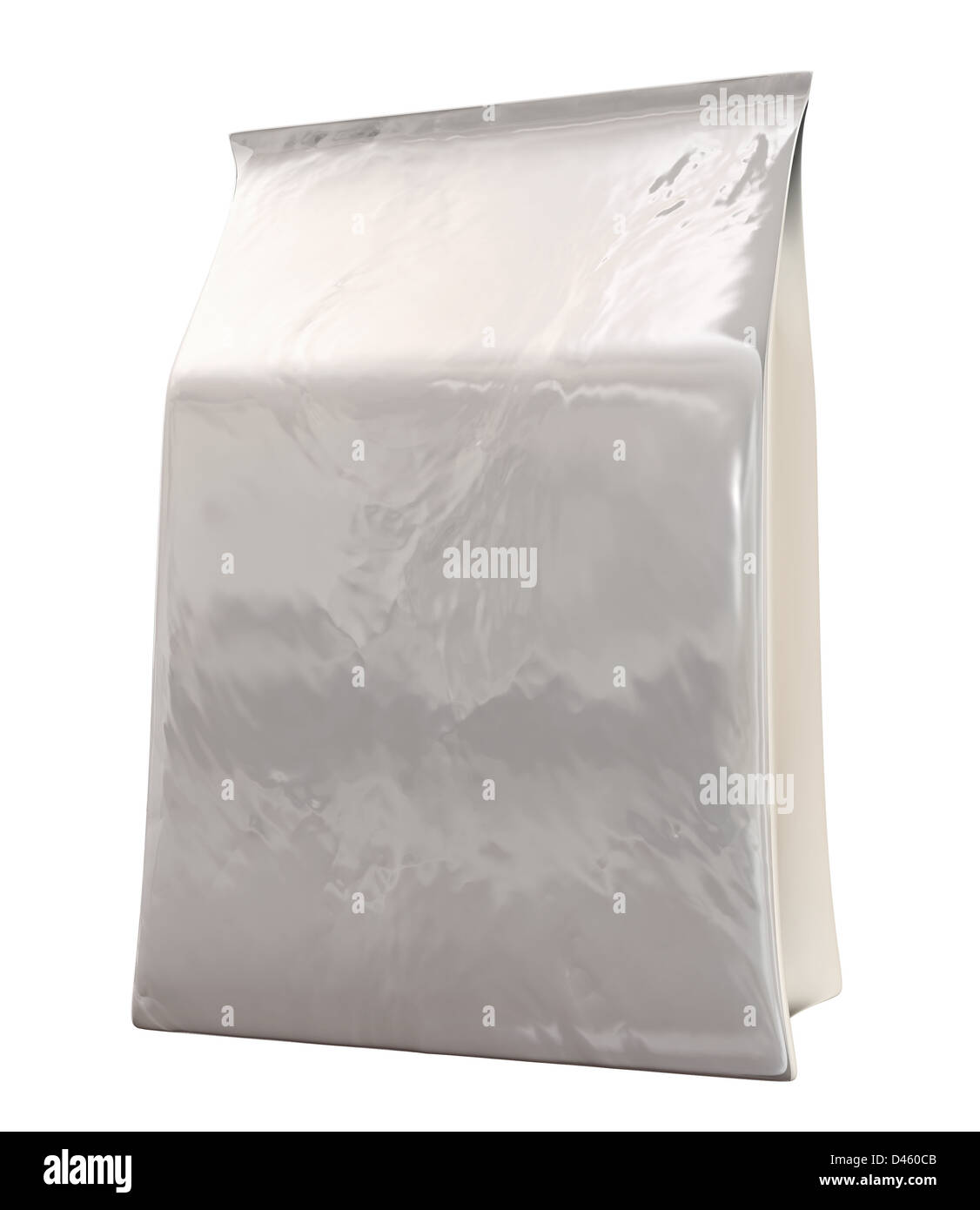 A generic unbranded soft pack product on an isolated background Stock ...