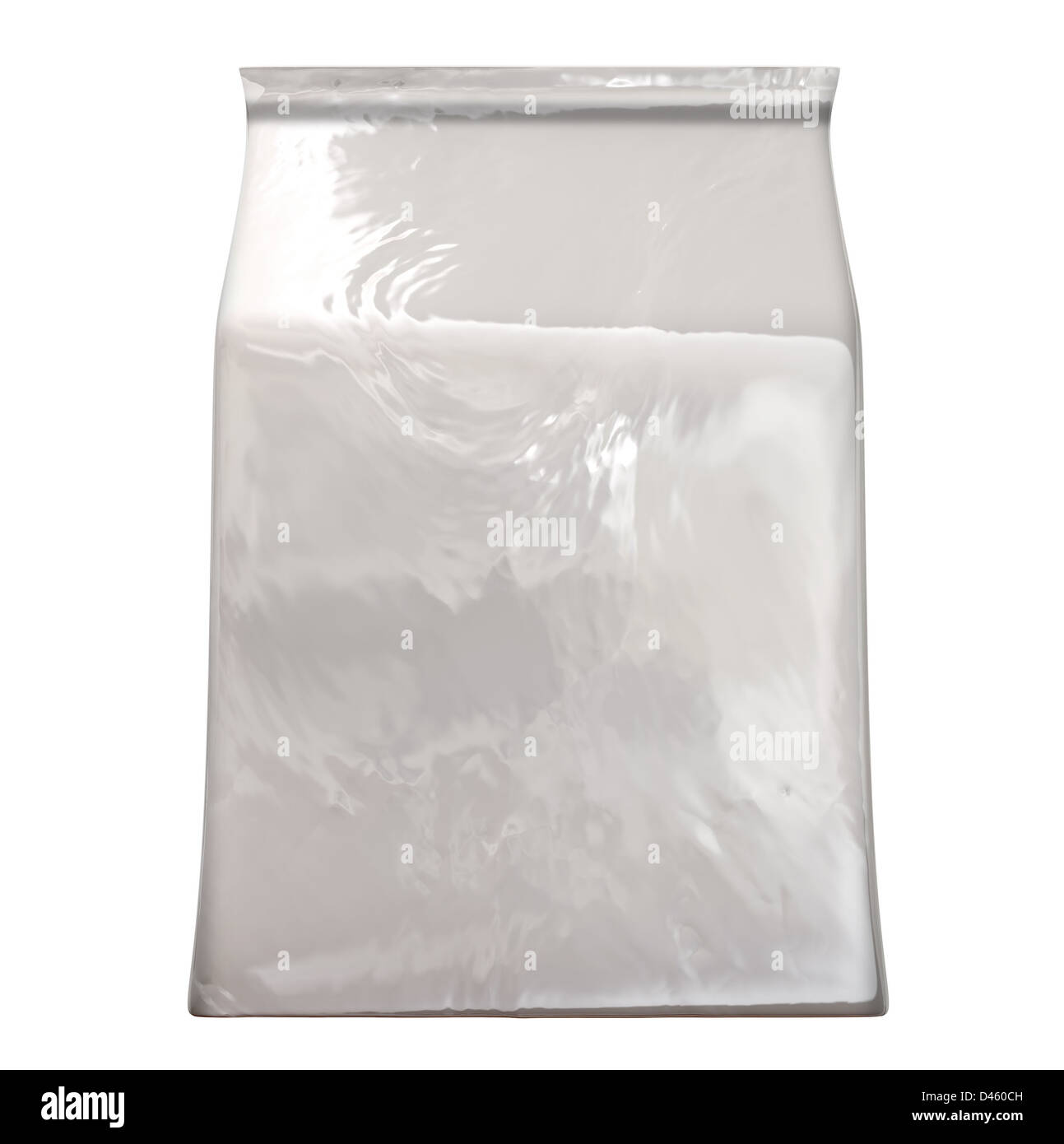 A generic unbranded soft pack product on an isolated background Stock ...