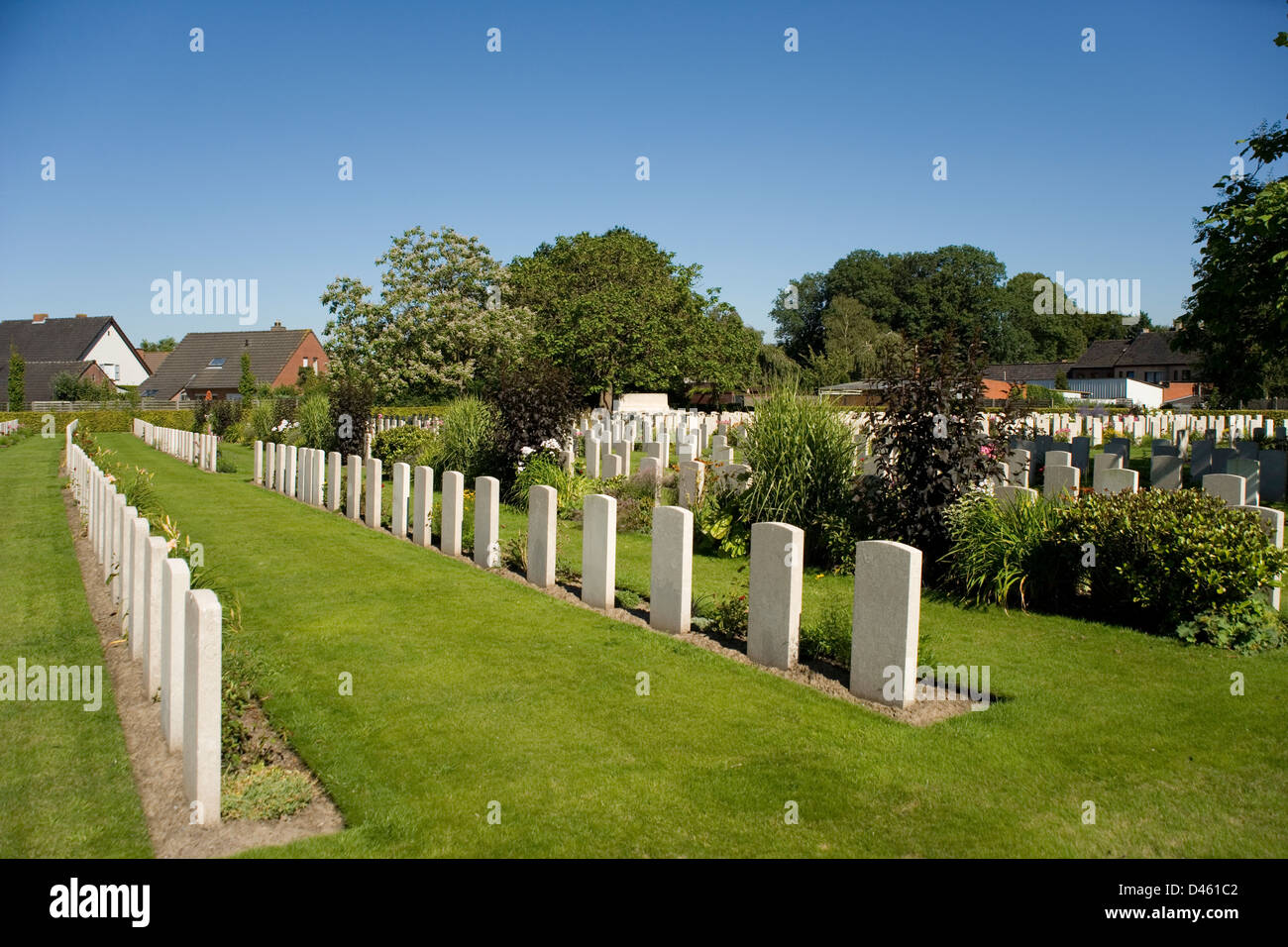 Vlamertinghe British First World War Cemetery near Ypres or Ieper in ...