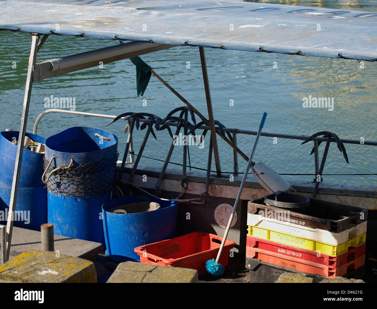 Fishing boat lifting gear hi-res stock photography and images - Alamy