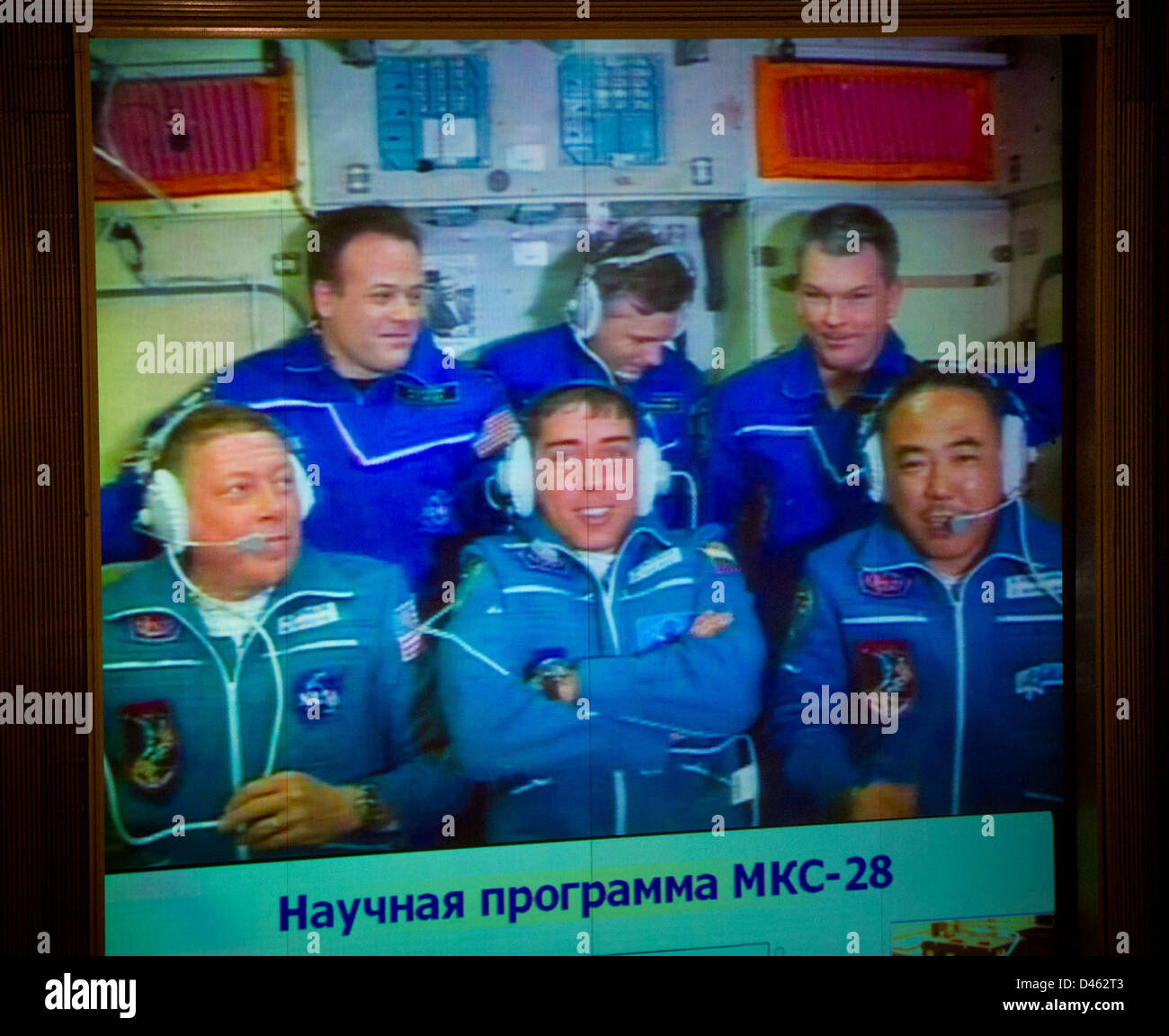 Expedition 28, with astronauts Alexander Samokutyaev, Andrey Borisenko ...
