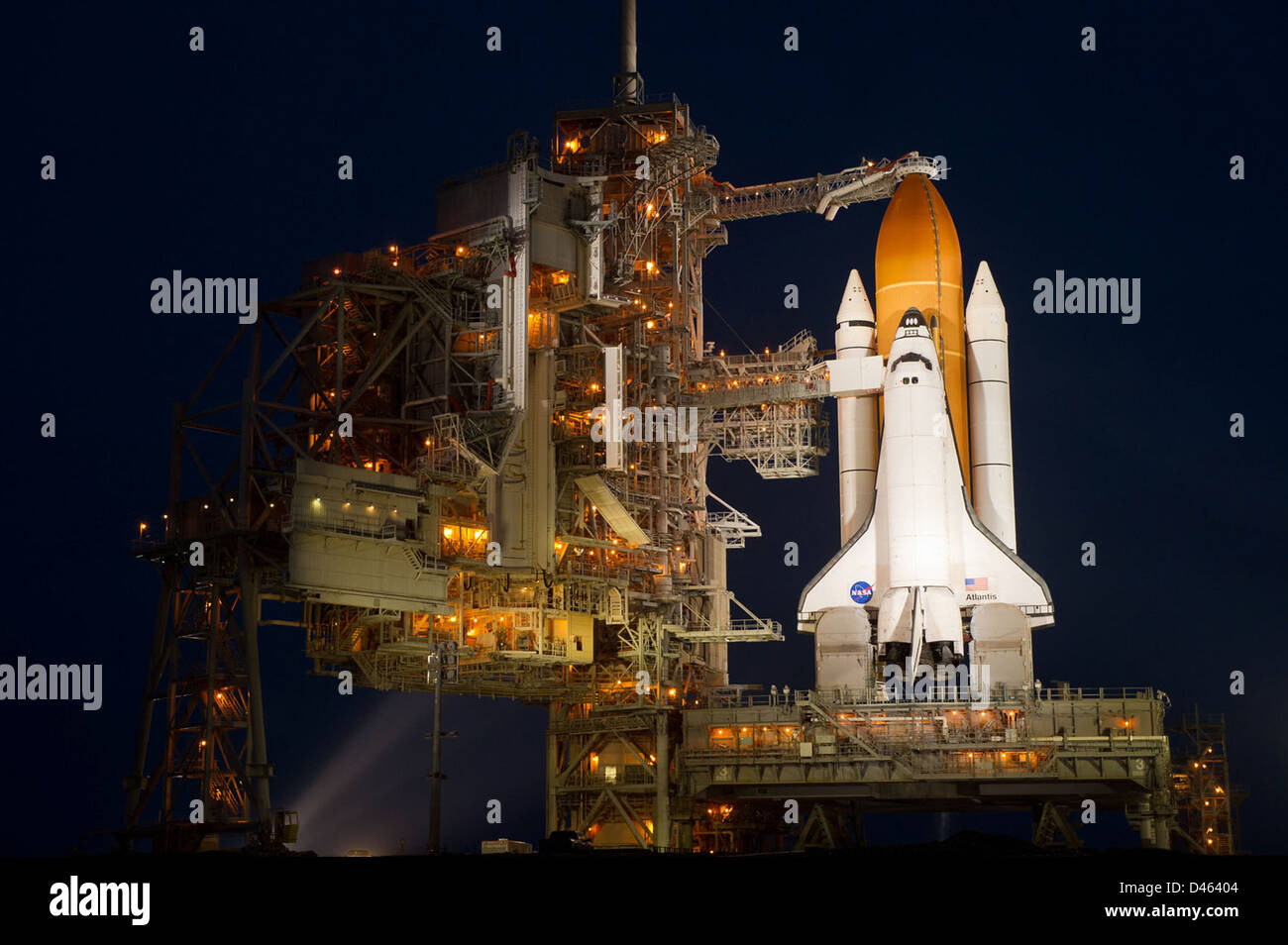 NASA prepared Space Shuttle Atlantis for its final STS-135 launch from ...