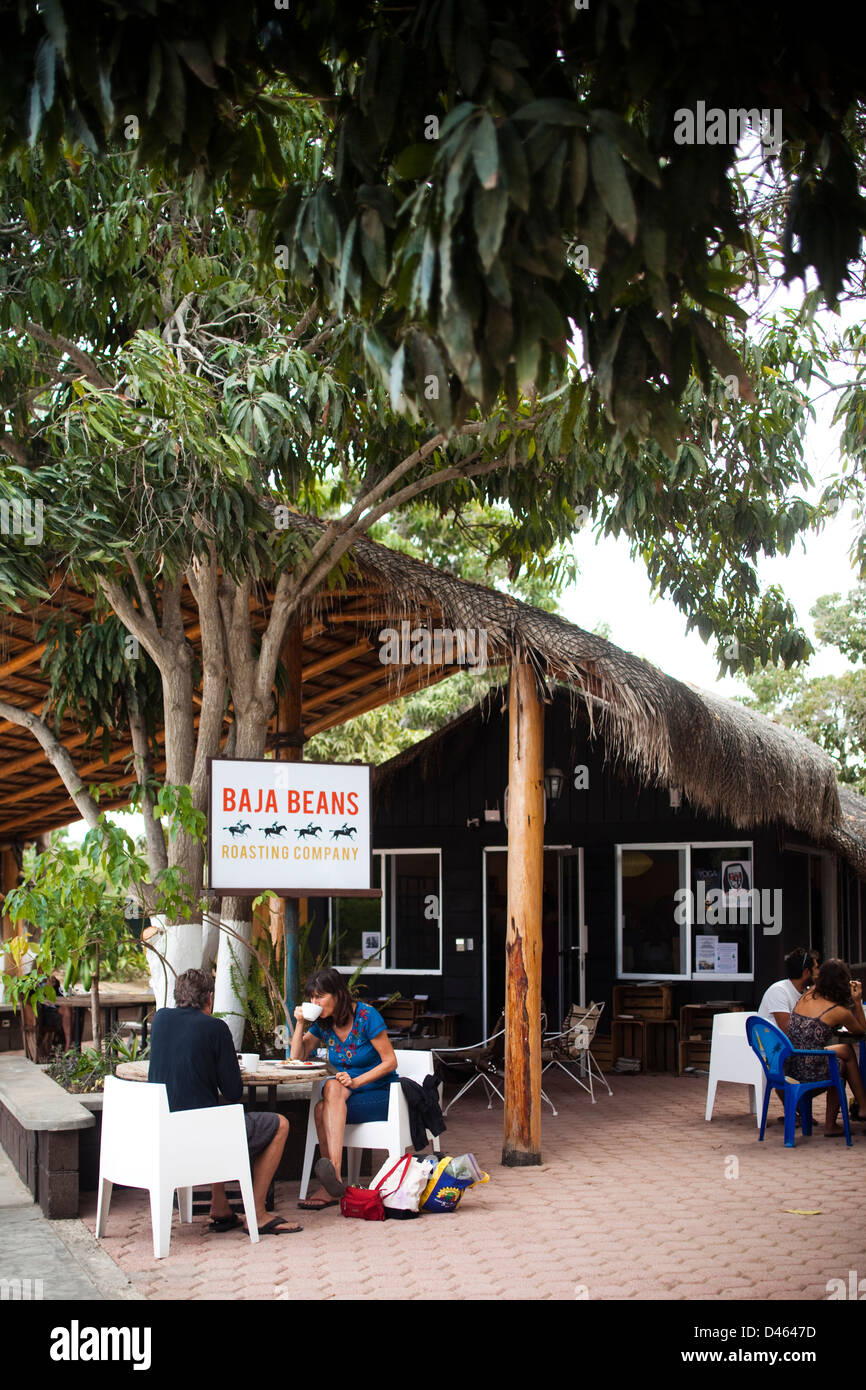 Baja Beans, a coffee shop in a small Mexican town Stock Photo - Alamy