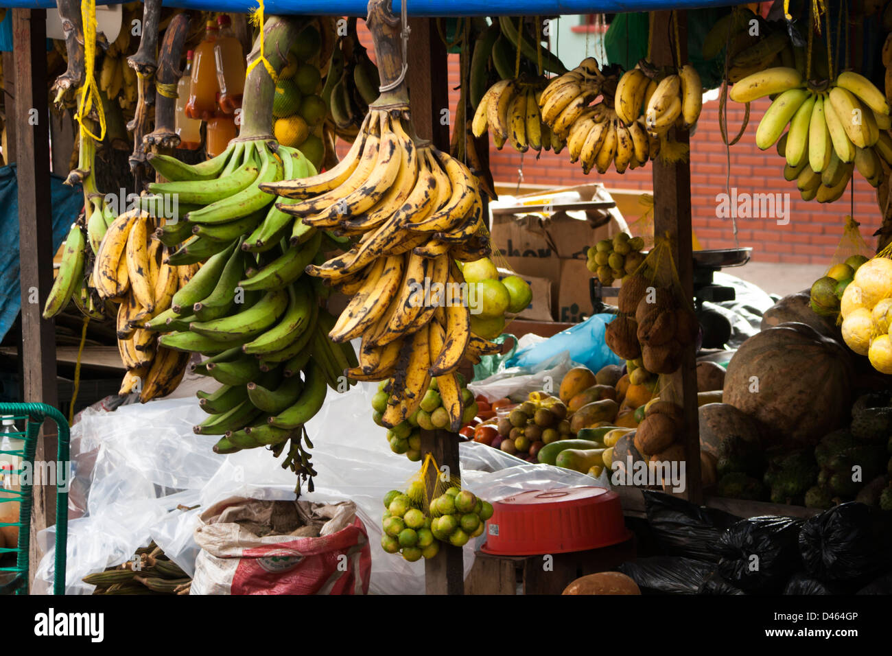street market at Manacapurú city, Amazonas state, north Brazil Stock ...