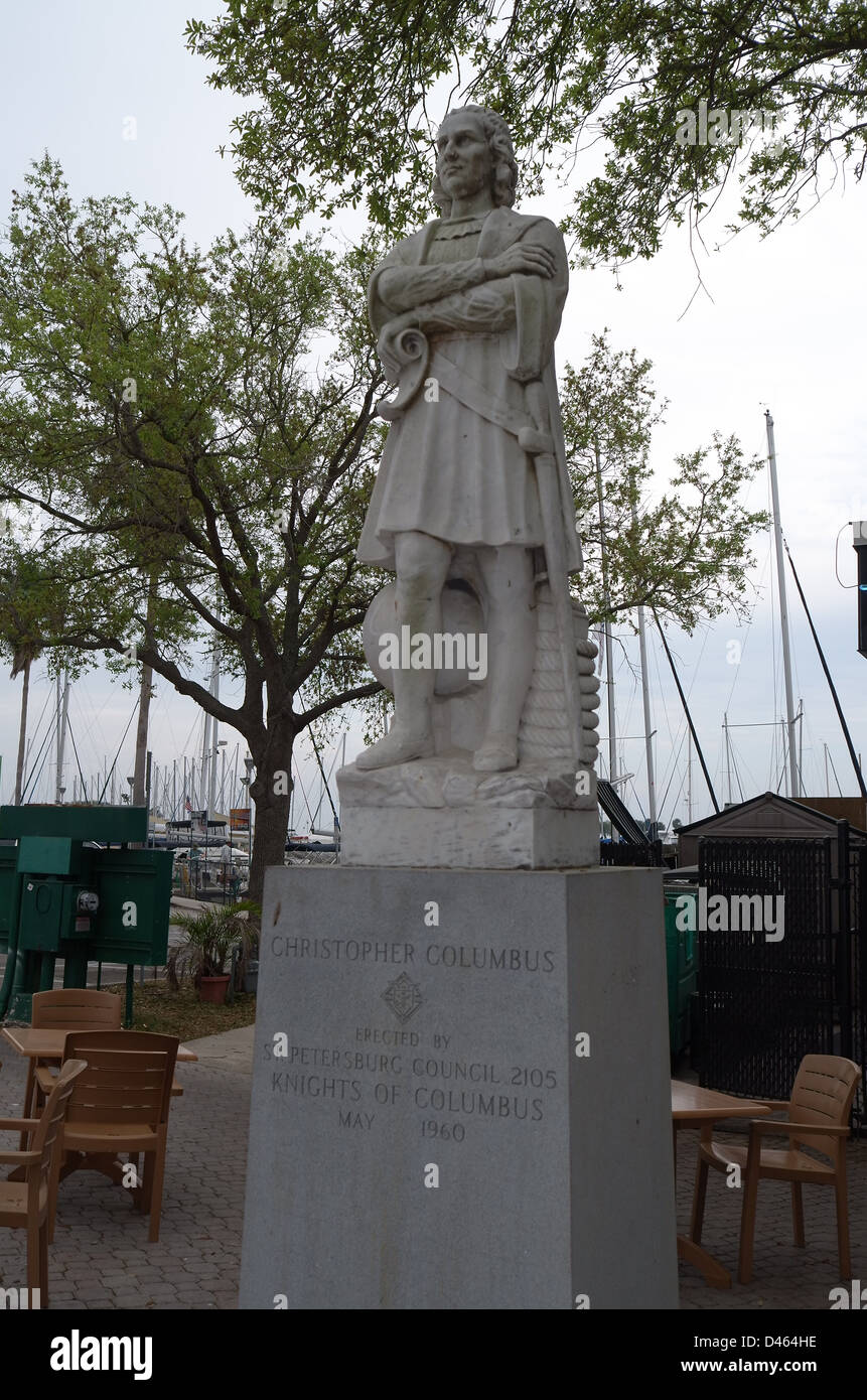 Statue christopher columbus st petersburg hi-res stock photography and ...