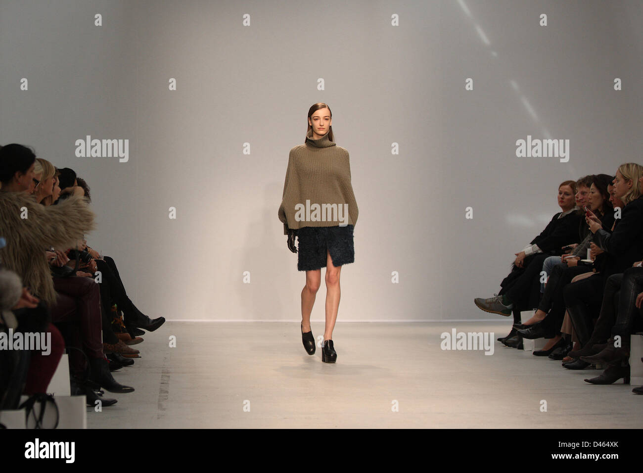 Paris, France. 6th March 2013. A model wears a creation by German ...