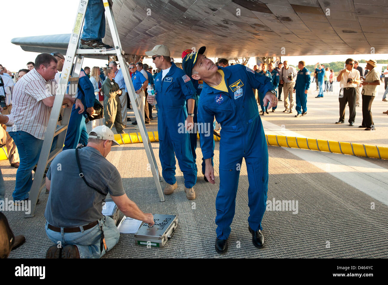 The Space Shuttle Atlantis completed its final mission with a ...