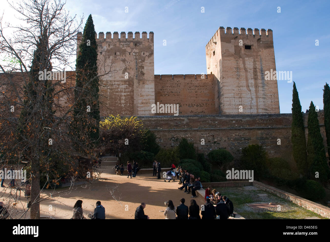 Panoramic view of the Alhambra Stock Photo - Alamy