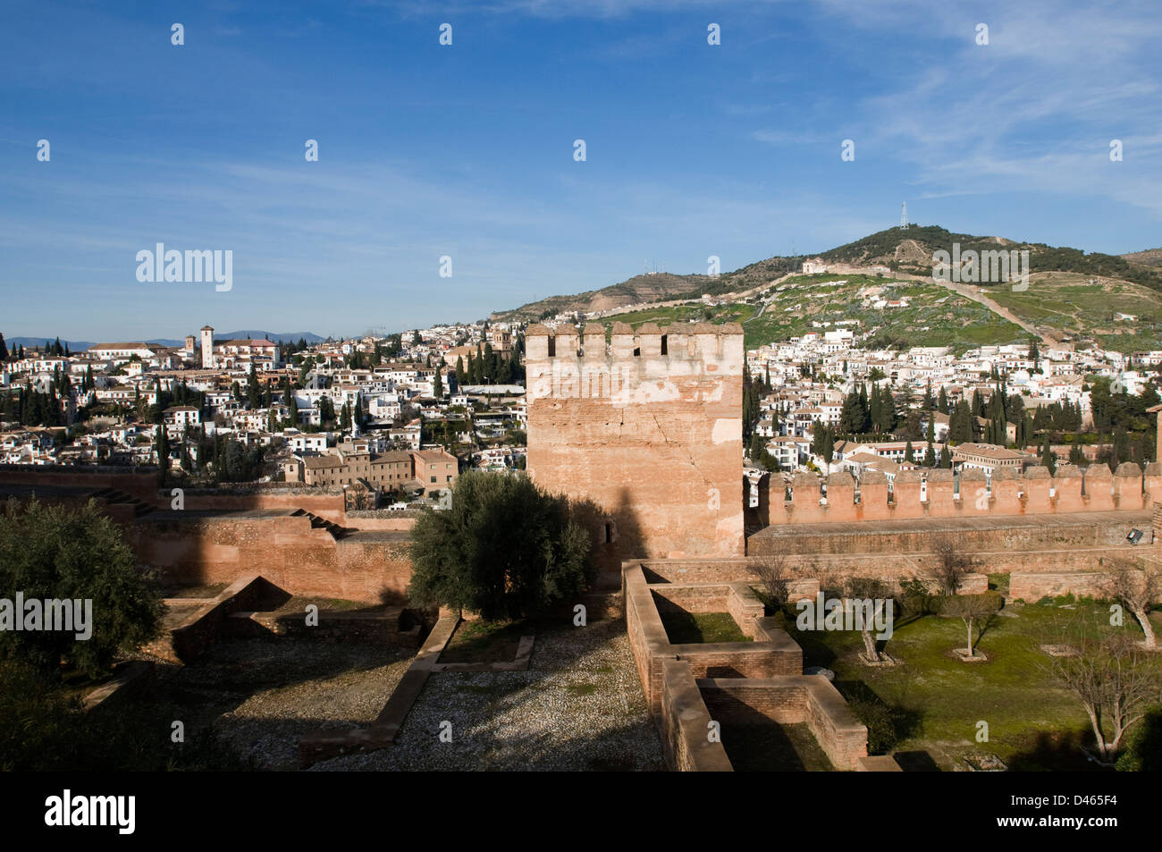 Panoramic view of the Alhambra Stock Photo - Alamy