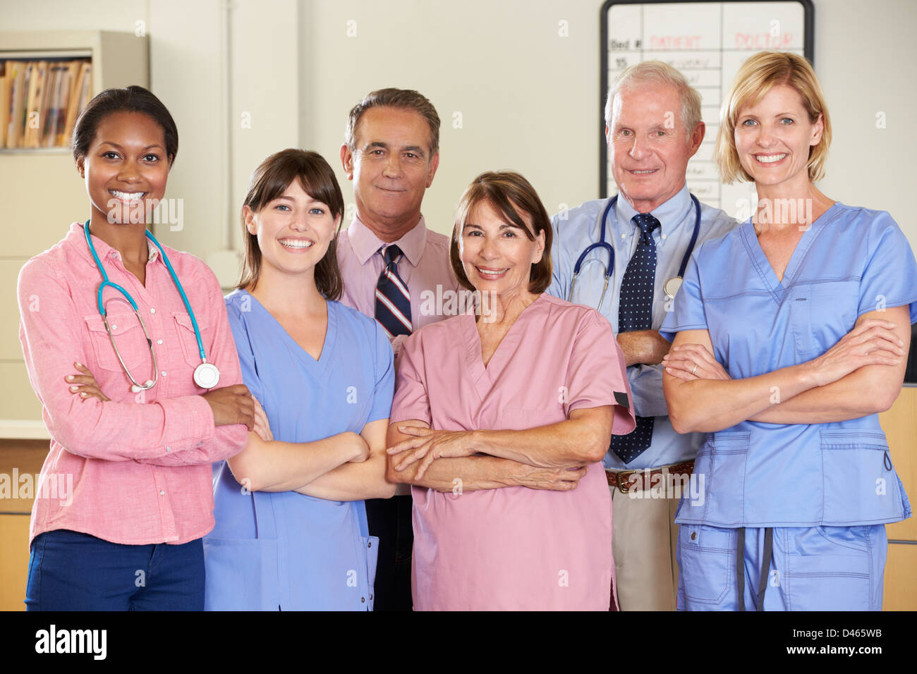 Portrait Of Medical team Stock Photo - Alamy