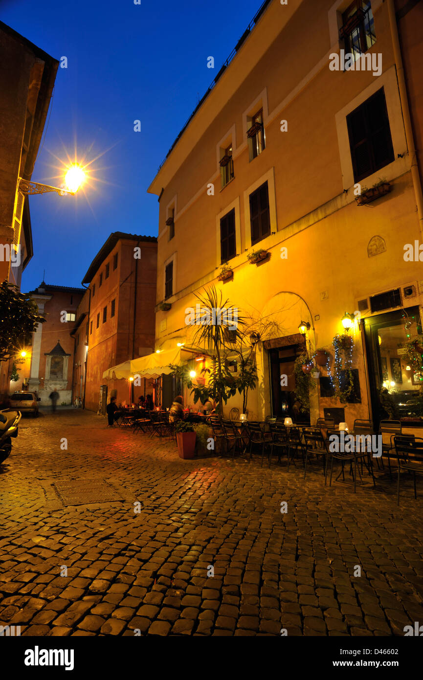 Italy, Rome, Trastevere, Via della Scala Stock Photo - Alamy