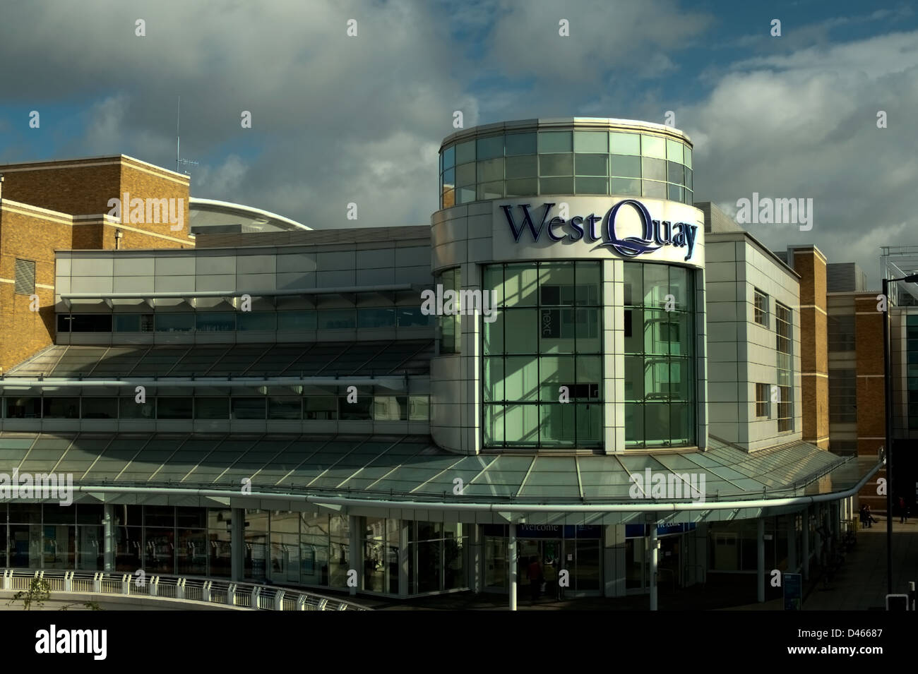 Architectural photography of the West Quay shopping center Stock Photo ...