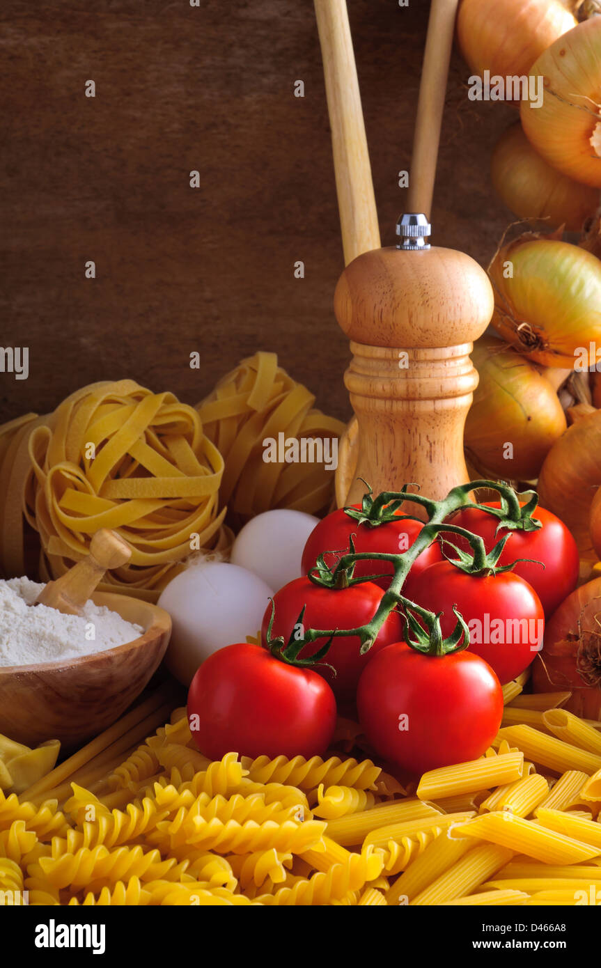 Italian still life pasta hi-res stock photography and images - Alamy