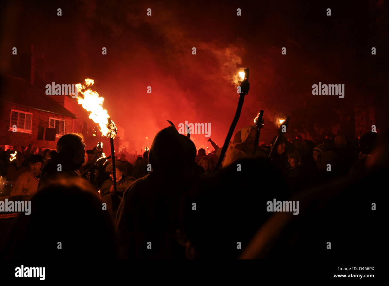 Battle Bonfire celebration of burning the person who was a traitor to ...