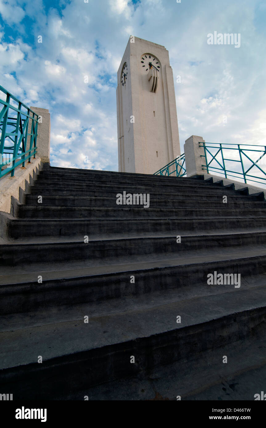 Clock Tower, Seaton Carew. Teesside Stock Photo - Alamy