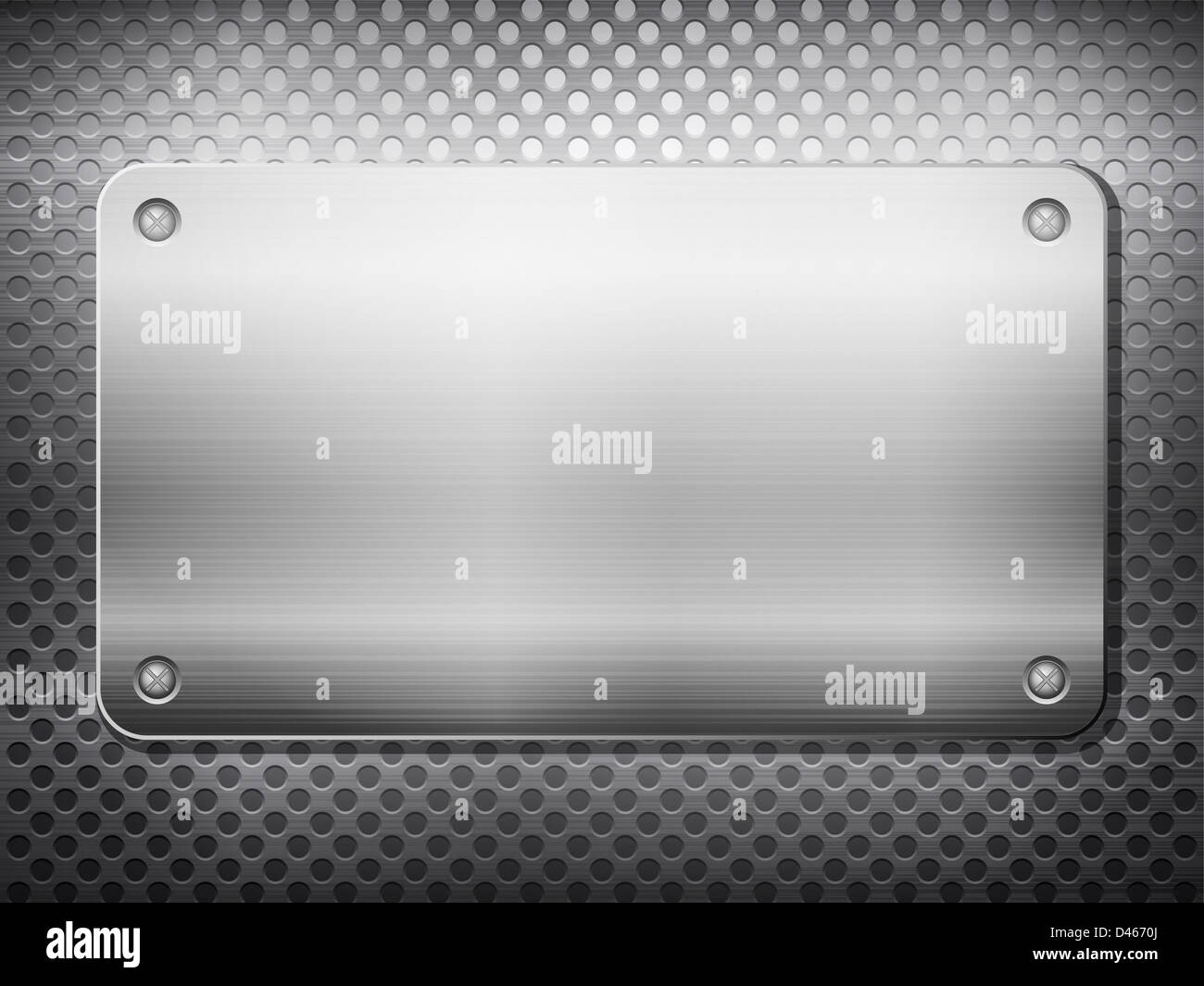 Pattern of metal texture background. Vector illustration Stock Photo ...