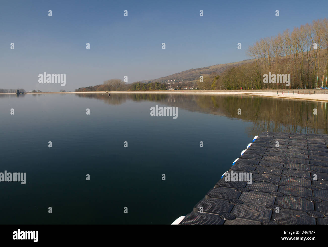 Cheddar Axbridge Reservoir Somerset England Stock Photo Alamy