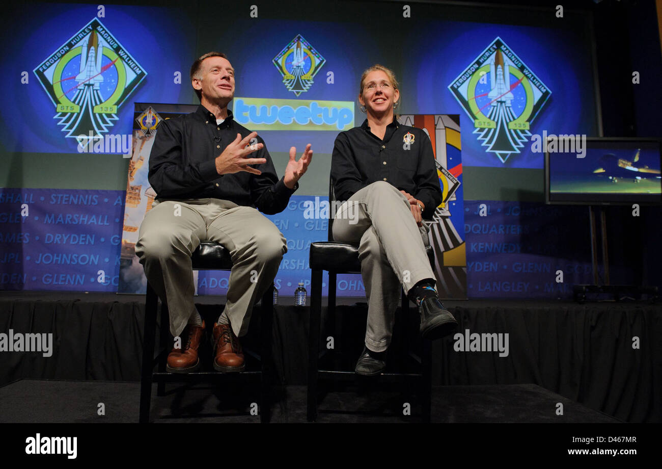 STS-135 mission team, including Commander Chris Ferguson and Mission ...