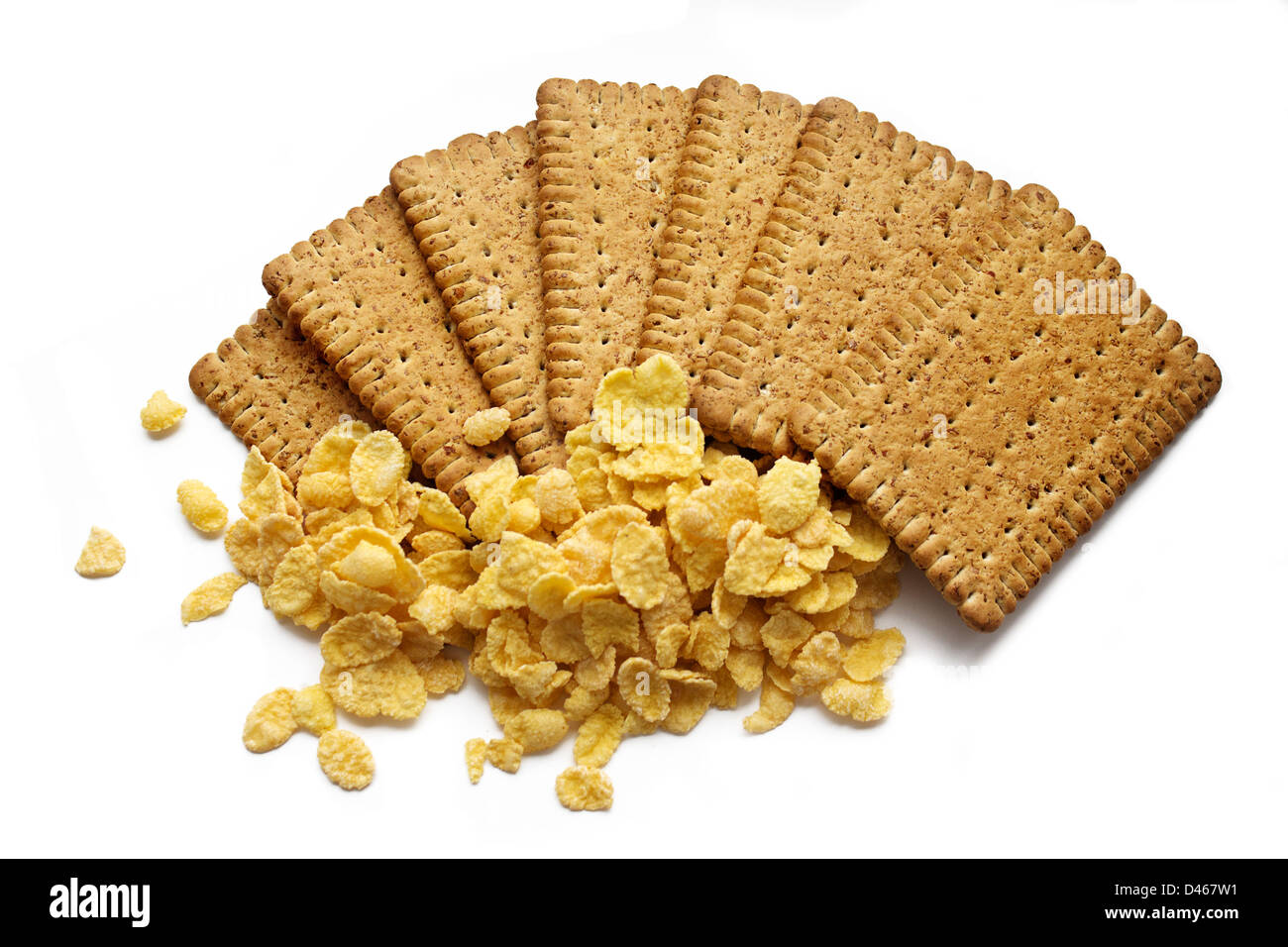 tasty crispy biscuits isolated, healthy food Stock Photo - Alamy
