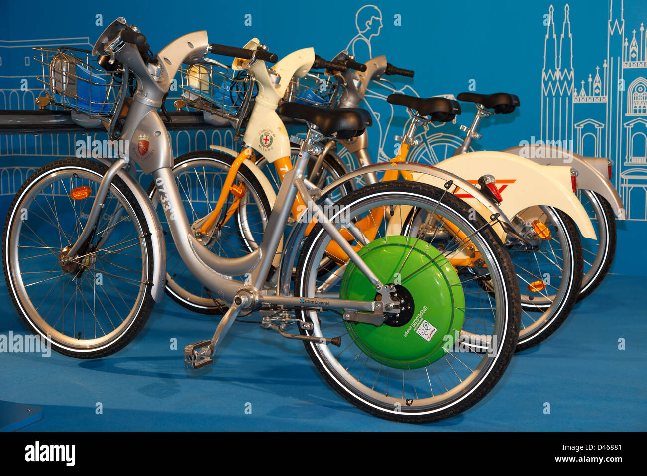 Free Duck electric bicycle by Ducati Energia Factory Stock Photo - Alamy