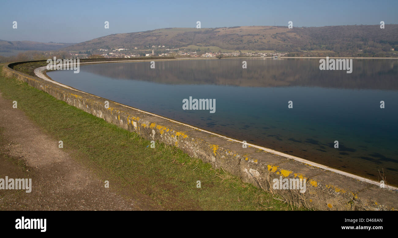 Cheddar Axbridge Reservoir Somerset England Stock Photo - Alamy