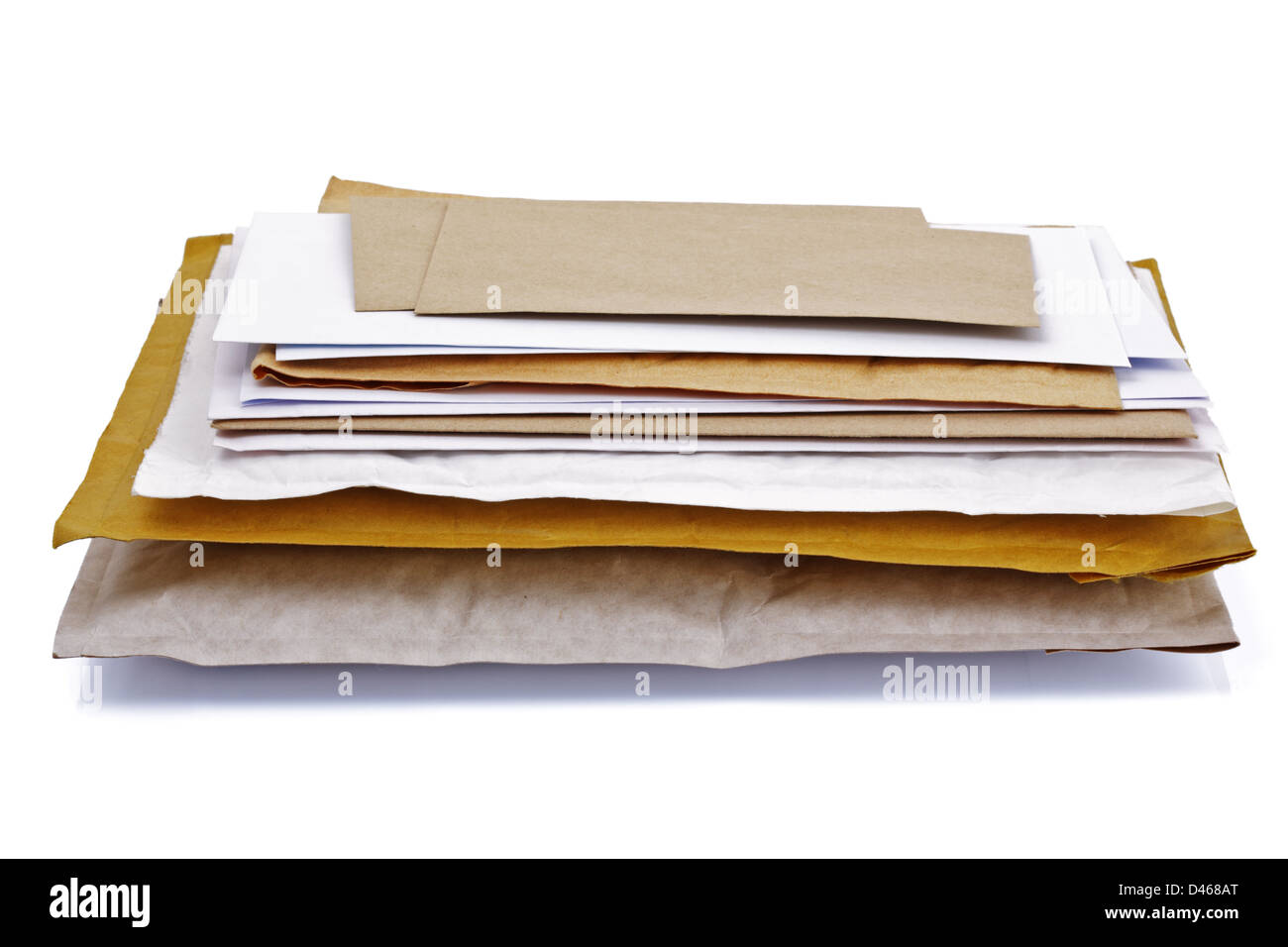 Stack of mail Stock Photo - Alamy