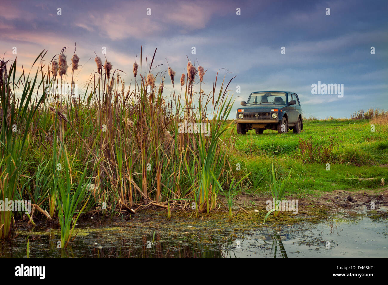 Lada Niva 4x4 offroad (vaz-2121) (vaz-21213) (vaz-21214 Stock Photo - Alamy