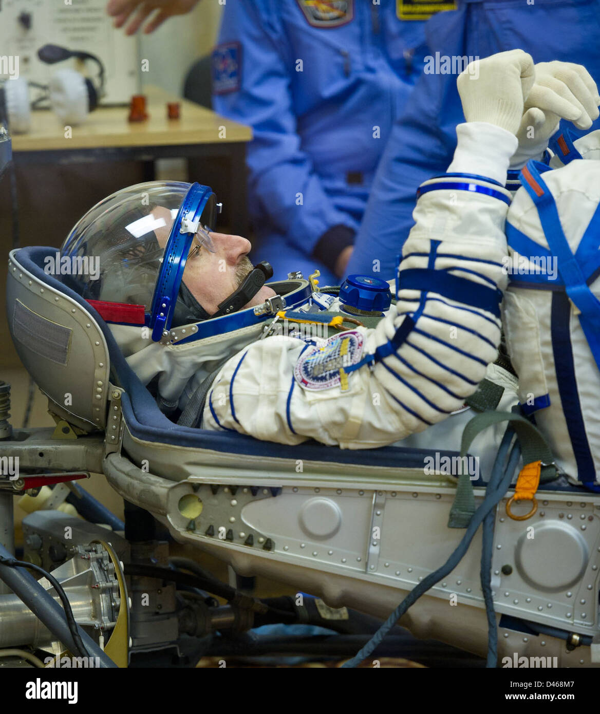 The Expedition 29 crew, including NASA astronaut Daniel Burbank ...