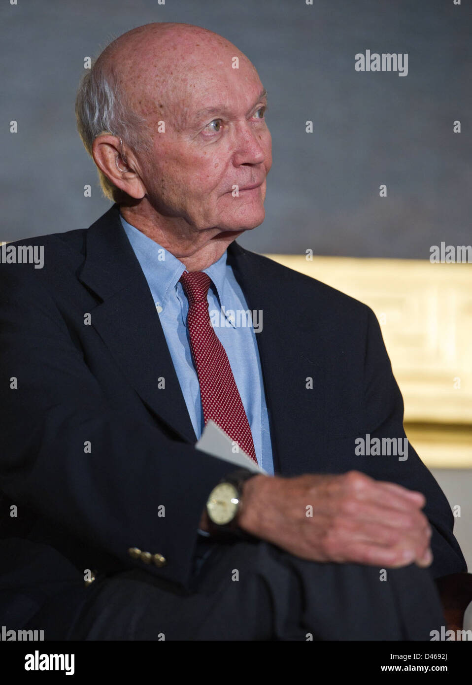 NASA astronauts Michael Collins and Paul E. Alers were honored with the ...