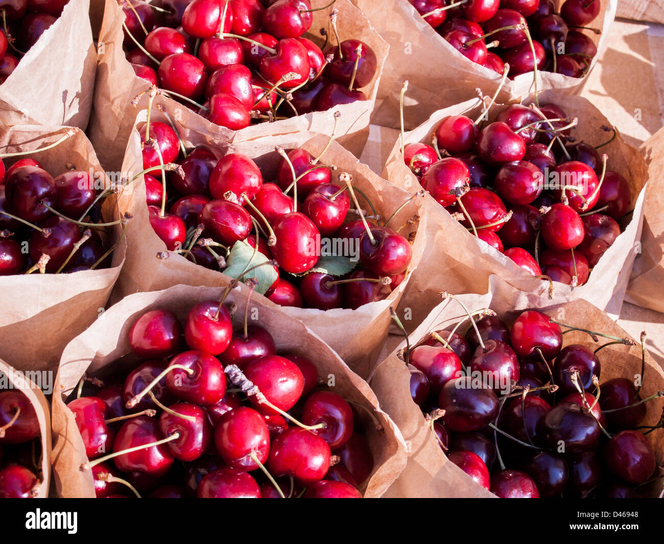 Fresh organic food at the local farmers market. Farmers markets are a ...