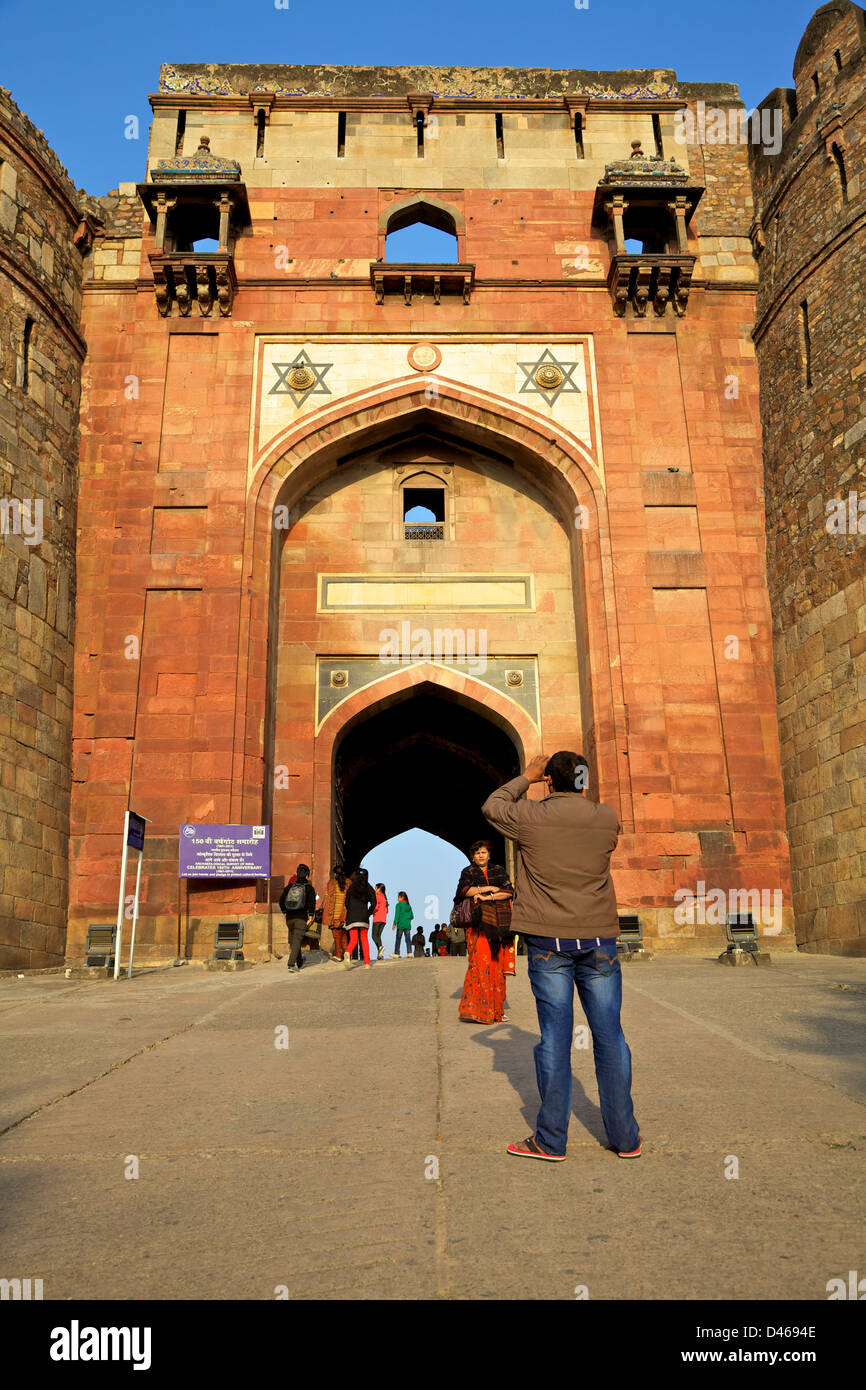 The Old Fort in New Delhi, also known as Purana Quila is a popular ...