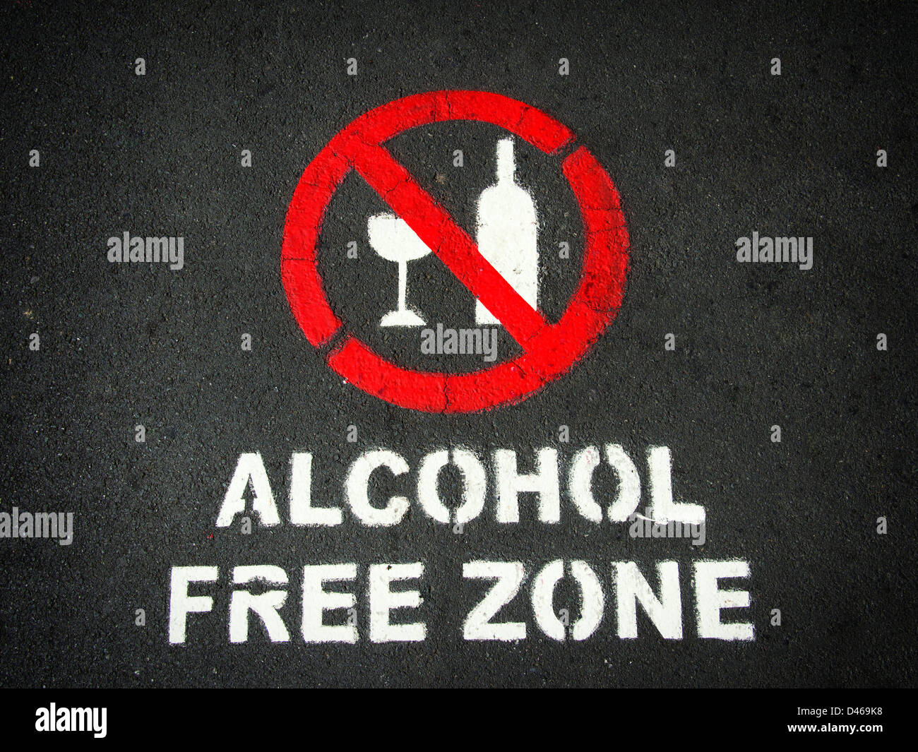 Alcohol Free Zone High Resolution Stock Photography and Images - Alamy