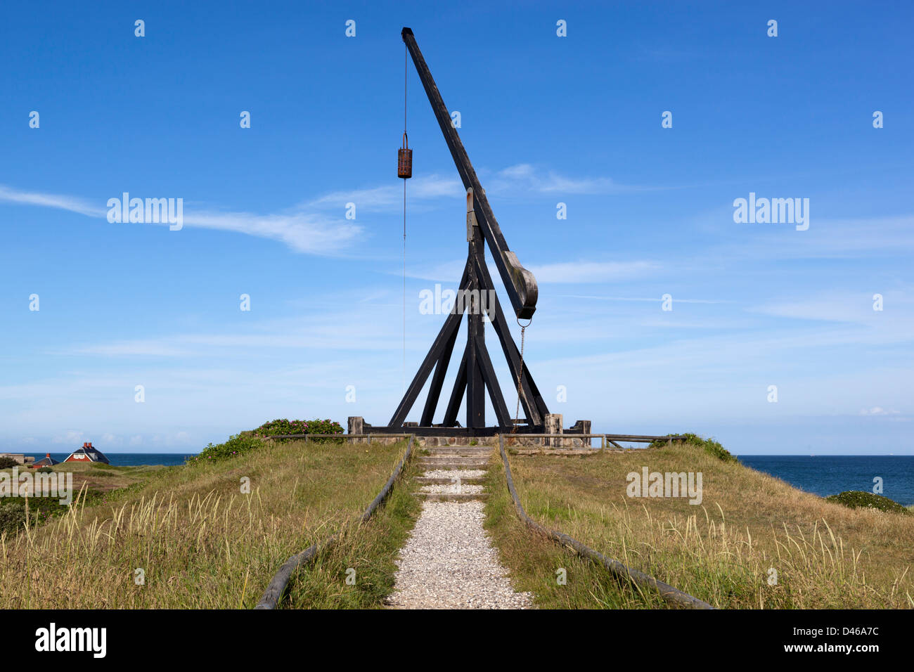 Fyrbakken, a replica lighthouse, on Skagen Sonderstrand Stock Photo - Alamy