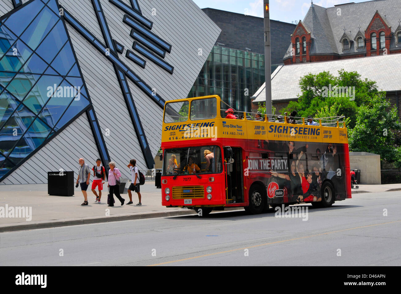 Sightseeing bus for tourist Toronto Ontario Canada Stock Photo - Alamy