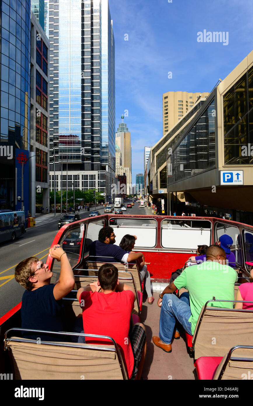 Sightseeing bus for tourist Toronto Ontario Canada Stock Photo - Alamy