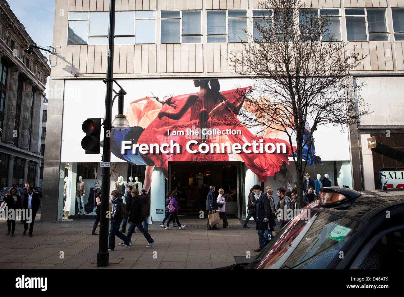 French Connection (FCUK) flagship store on Oxford Street, London Stock ...