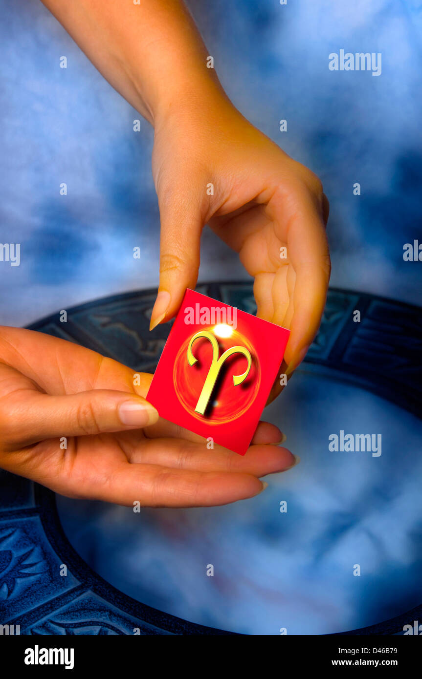 astrology sign Aries Stock Photo - Alamy